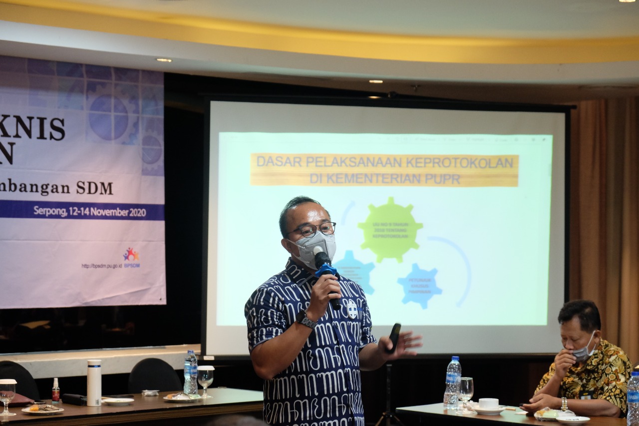 BPSDM PUPR Adakan Bimbingan Teknis Keprotokolan Guna Berikan Pelayanan ...